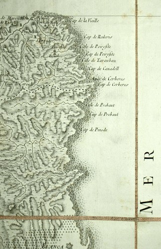 Cerbere Region, Portbou Original Cassini 16th Century Map, Antic Map | eBay