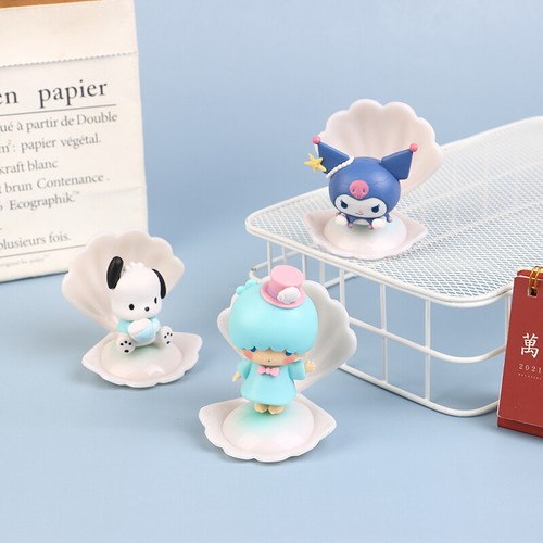 7Pcs Kawaii Anime Figure Model Cartoon Shells Doll Ornament Desktop ...
