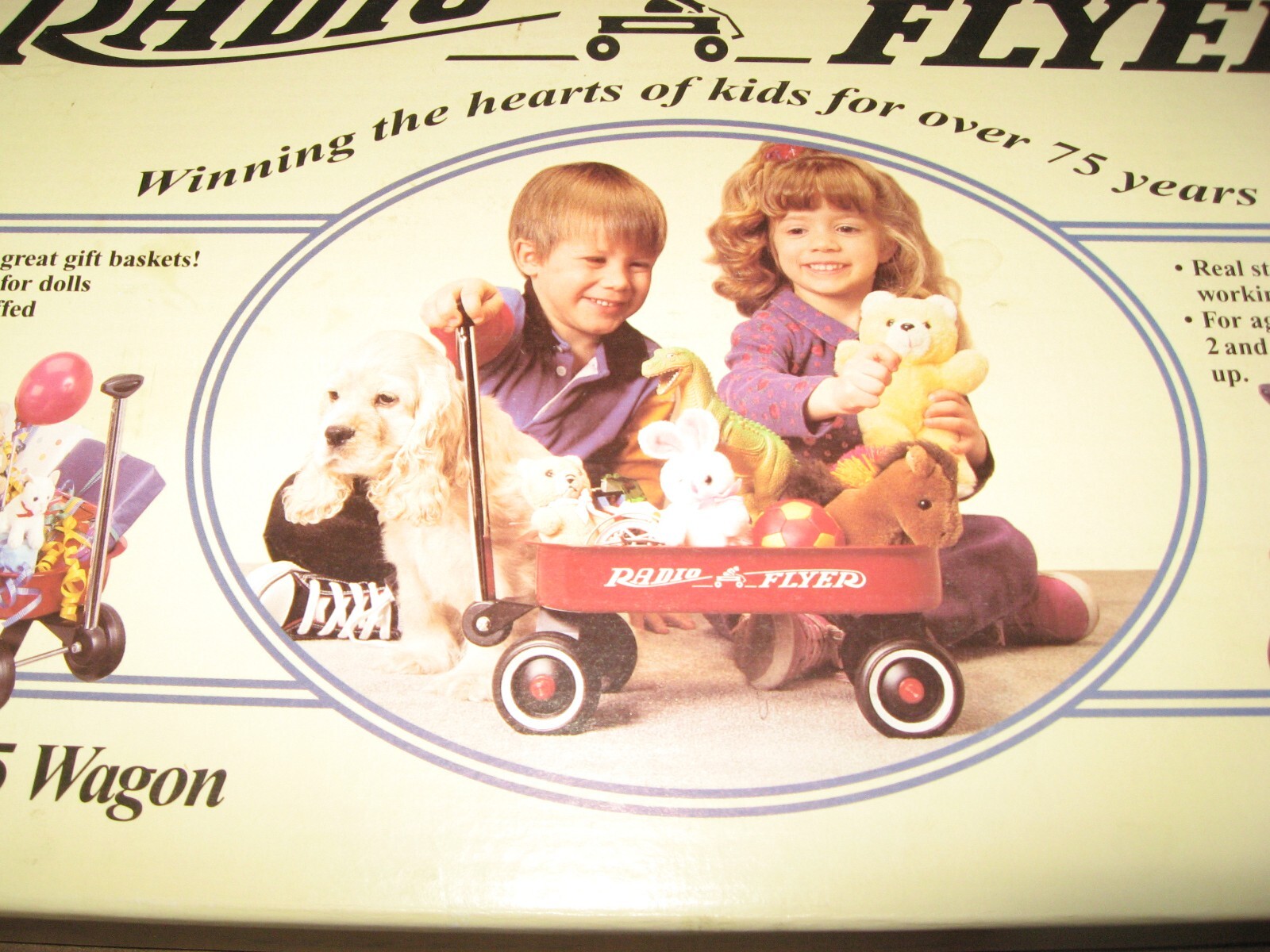 Radio Flyer Model 5 Kids Doll Stuffed Animal Toy Wagon ages 2+ USA, New ...