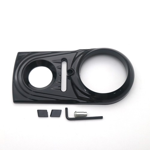 Black Dash Panel Insert Cover For Harley Heritage Softail Dyna Wide ...