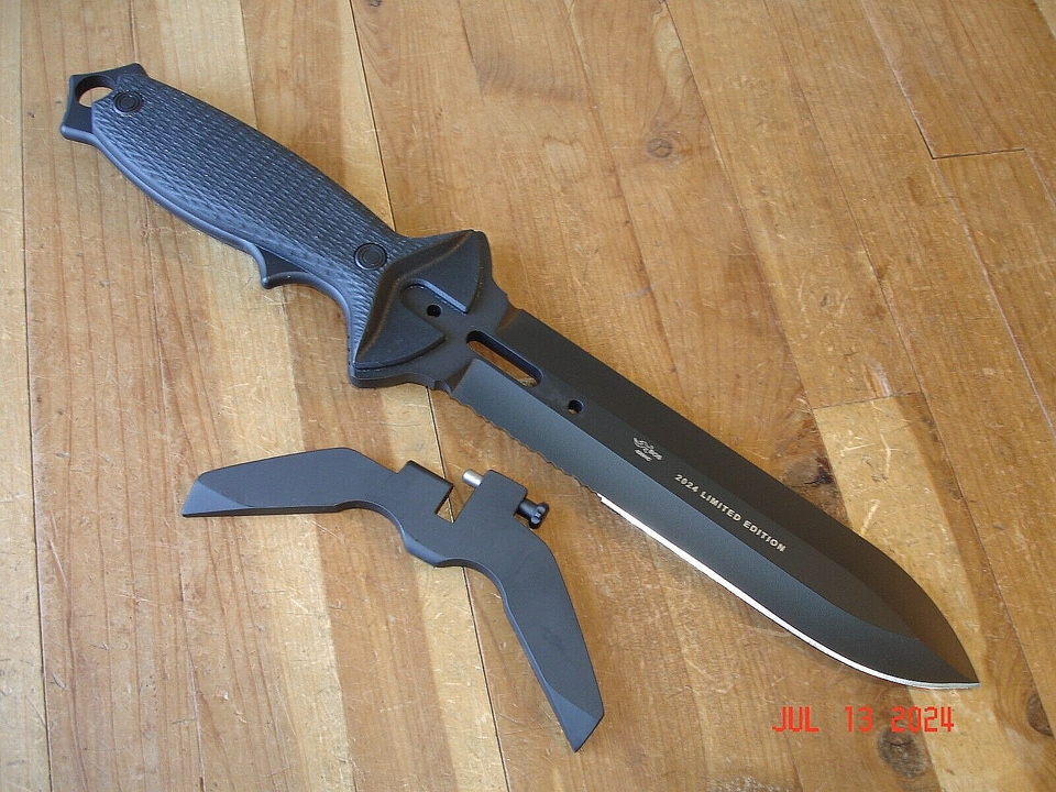 NEW FB BUCK KNIFE 084 BUCKMASTER 2.0 COMBAT DIVER BOS 420HC BLADE G10 ...