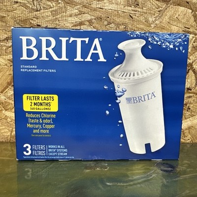 Brita 3 Pack Standard Replacement Water Filters Model OB03 - NEW | eBay
