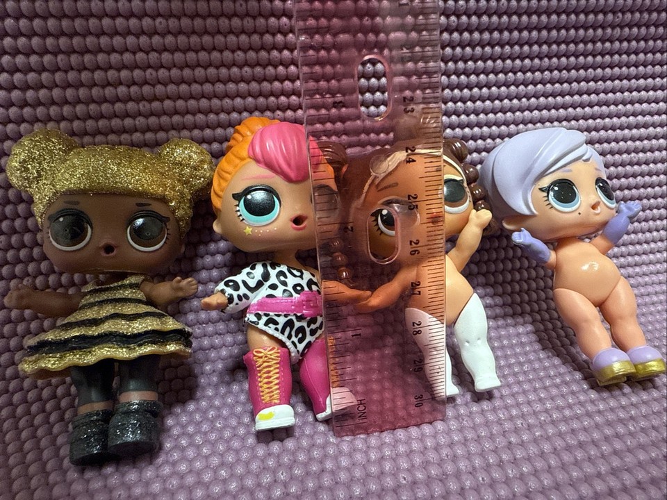 Lot Of 4 LOL Surprise Dolls, OMG, Fashion Doll. Some Clothes ...