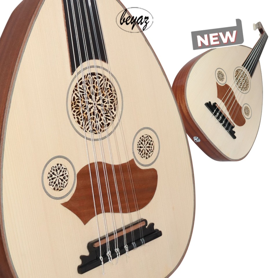 Halfcut Oud Ud E Acoustic Ud With Artec Pickup with Mp3 EQ JOYO usb ...