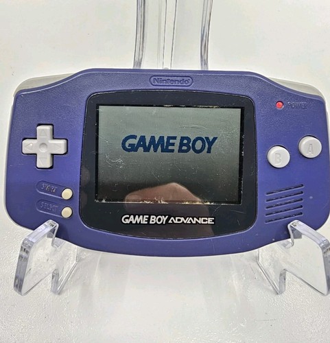 Nintendo GBA Game Boy Advance AGB-001 - Indigo Purple Console- Tested ...