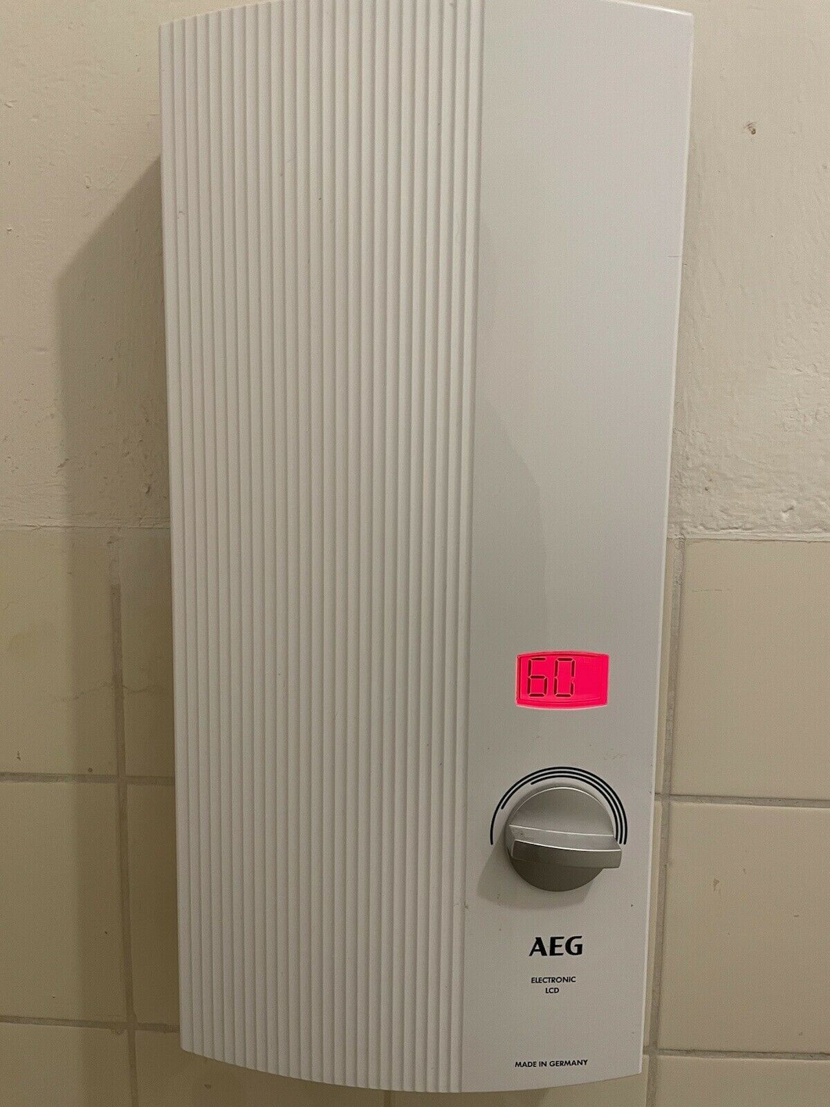 AEG DDLE LCD elektronischer Durchlauferhitzer 18/21/24 | eBay