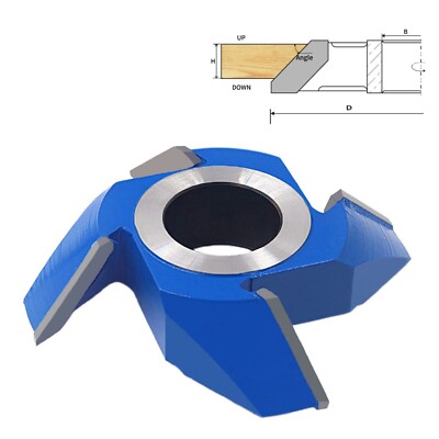 Bevel Shaper Cutters with Angle Carbide Tipped 4-wing Heavy-Duty ...