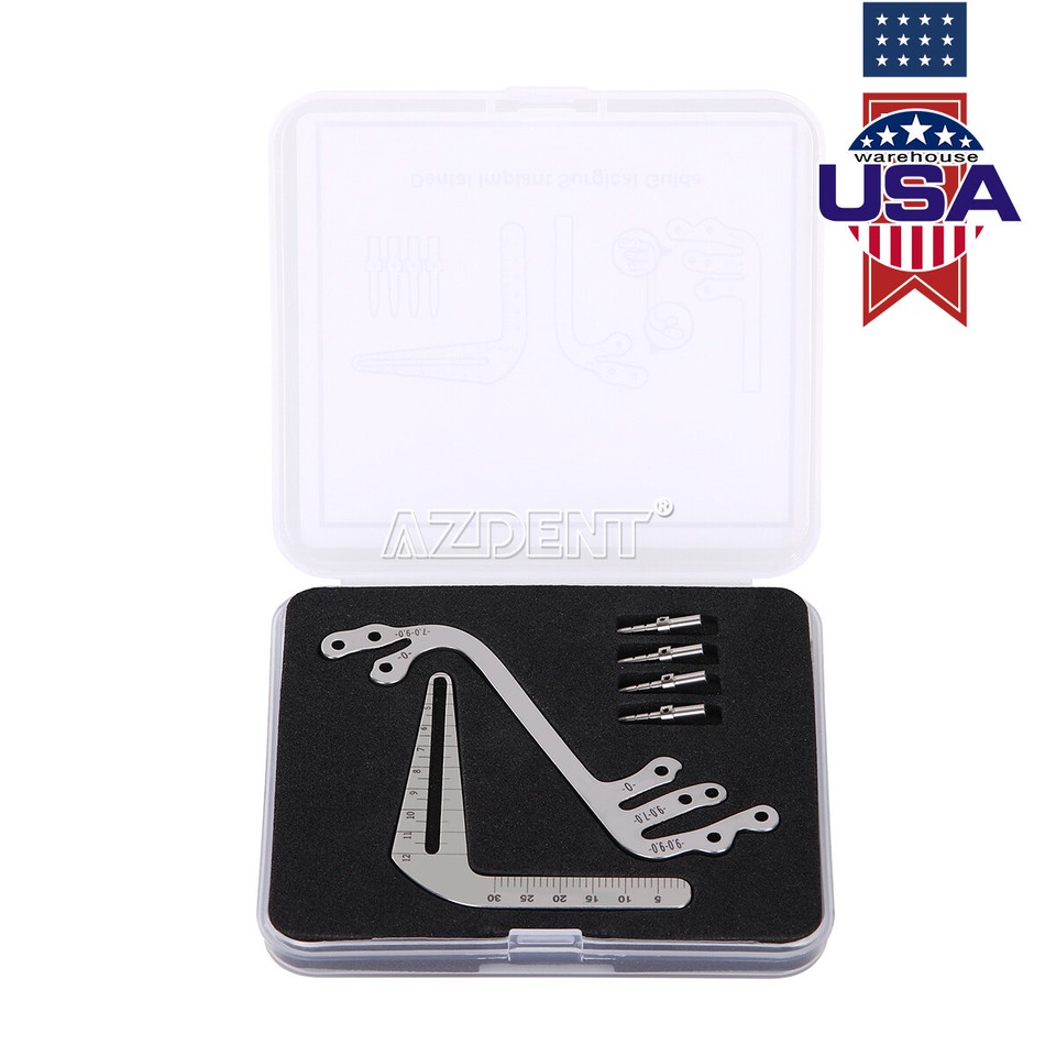 6pc/set Dental Gauge Implant Surgical Drilling Guide Locator Parallel ...