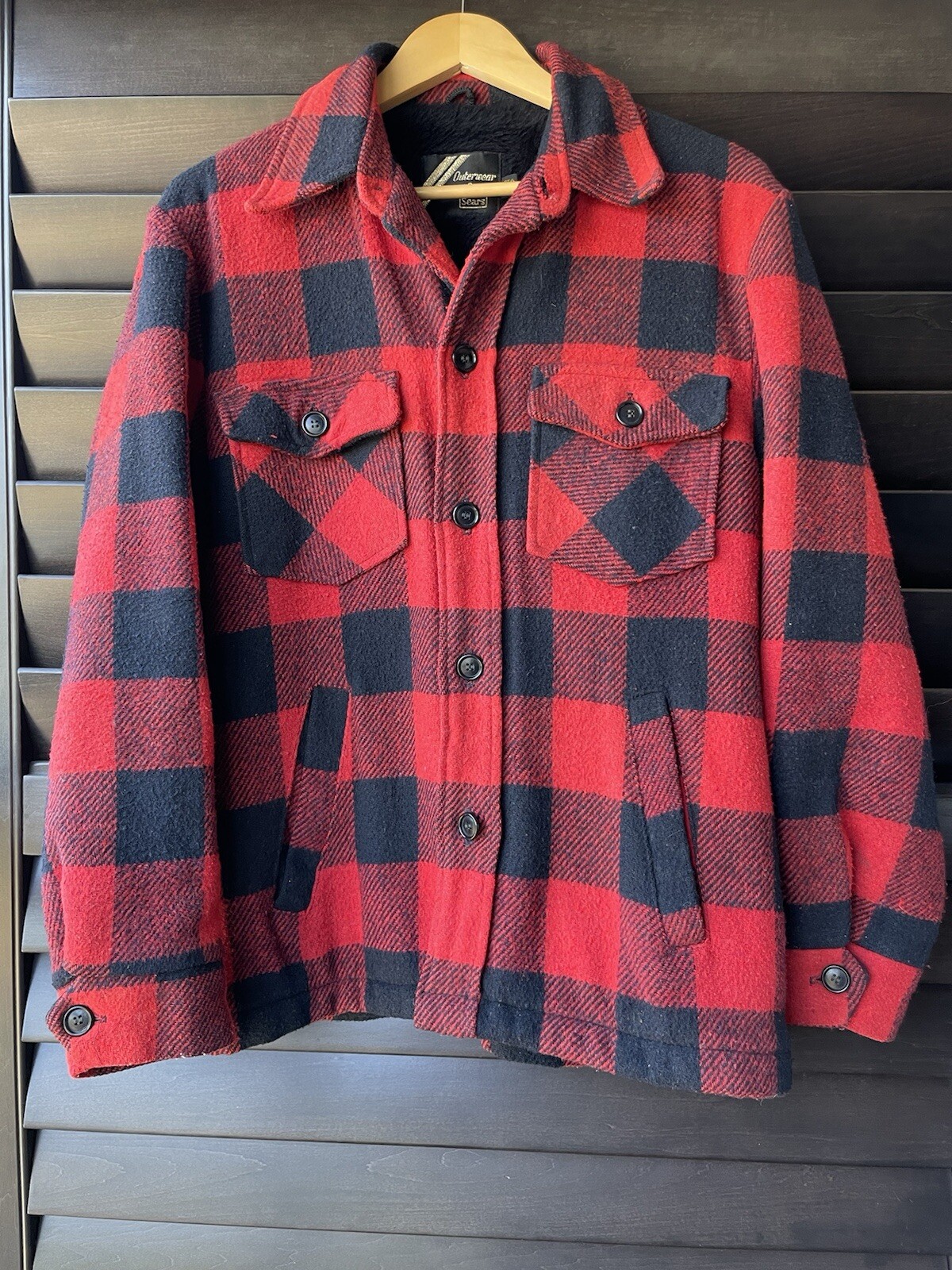 Outerwear From Sears Vintage Buffalo Check Jacket Med… - Gem