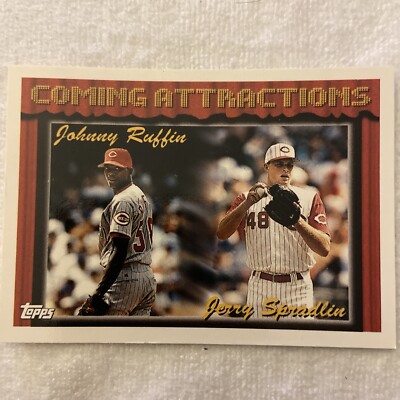 1994 Topps - Coming Attractions Gold #779 Johnny Ruffin, Jerry Spradlin ...