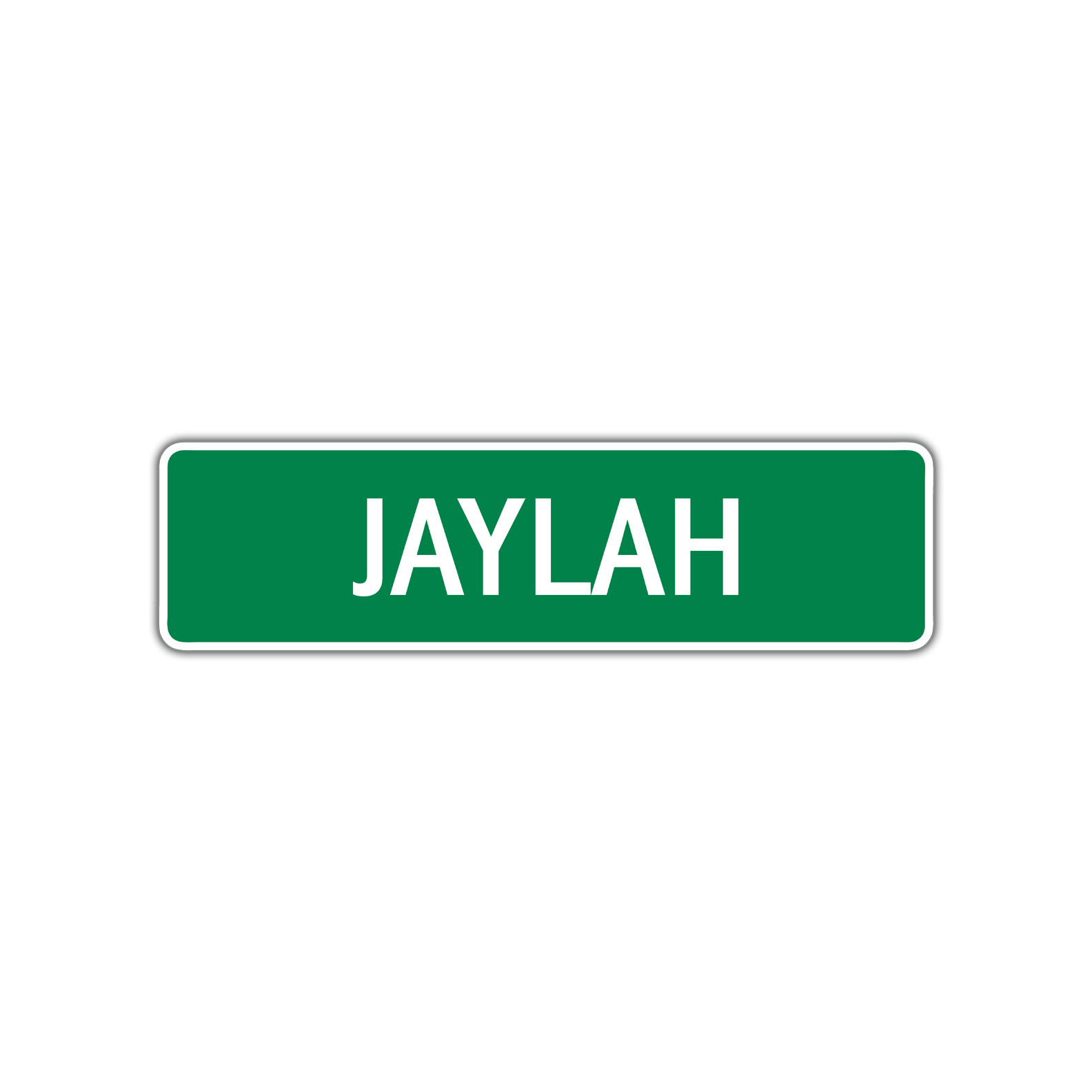 Jaylah Girls Name Letter Printed Label Art Decor Novelty Aluminum Metal ...