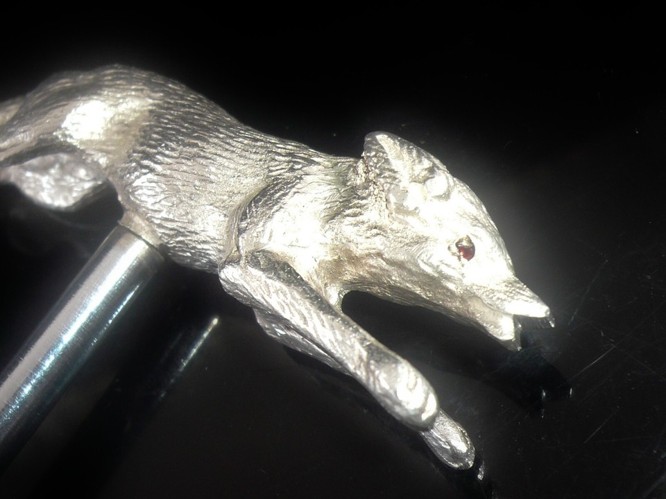 Novelty Sterling Silver Running Fox Corkscrew, J B Chatterley & Sons ...