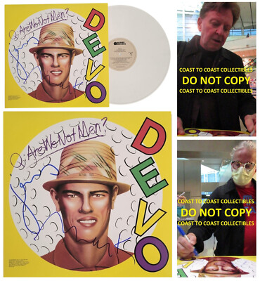 Devo signed Are We Not Men We Are Devo Album COA Proof Autographed ...