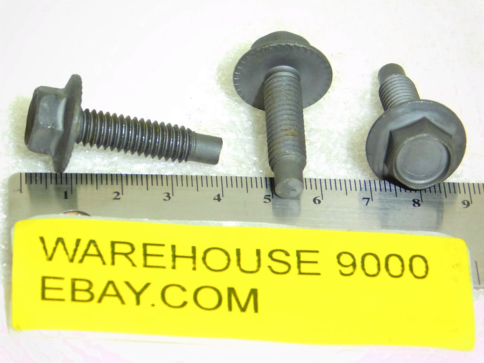 50 Hex Washer Head Spin Lock Bolts Auveco 5713 ~ Grade 2 ~ General ...