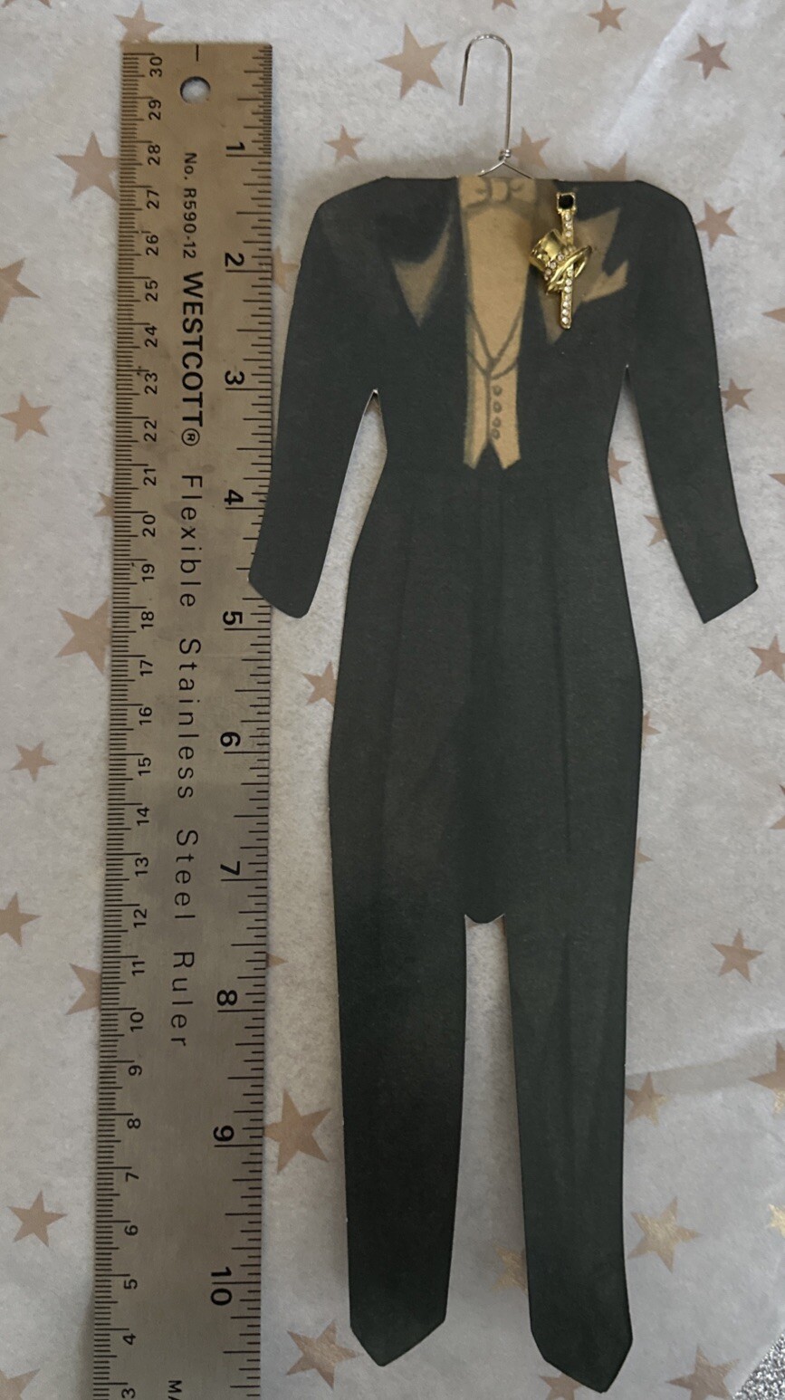 Top Hat & Cane Pin W/repurposed Vintage Stones, Sophie’s Closet Tux ...