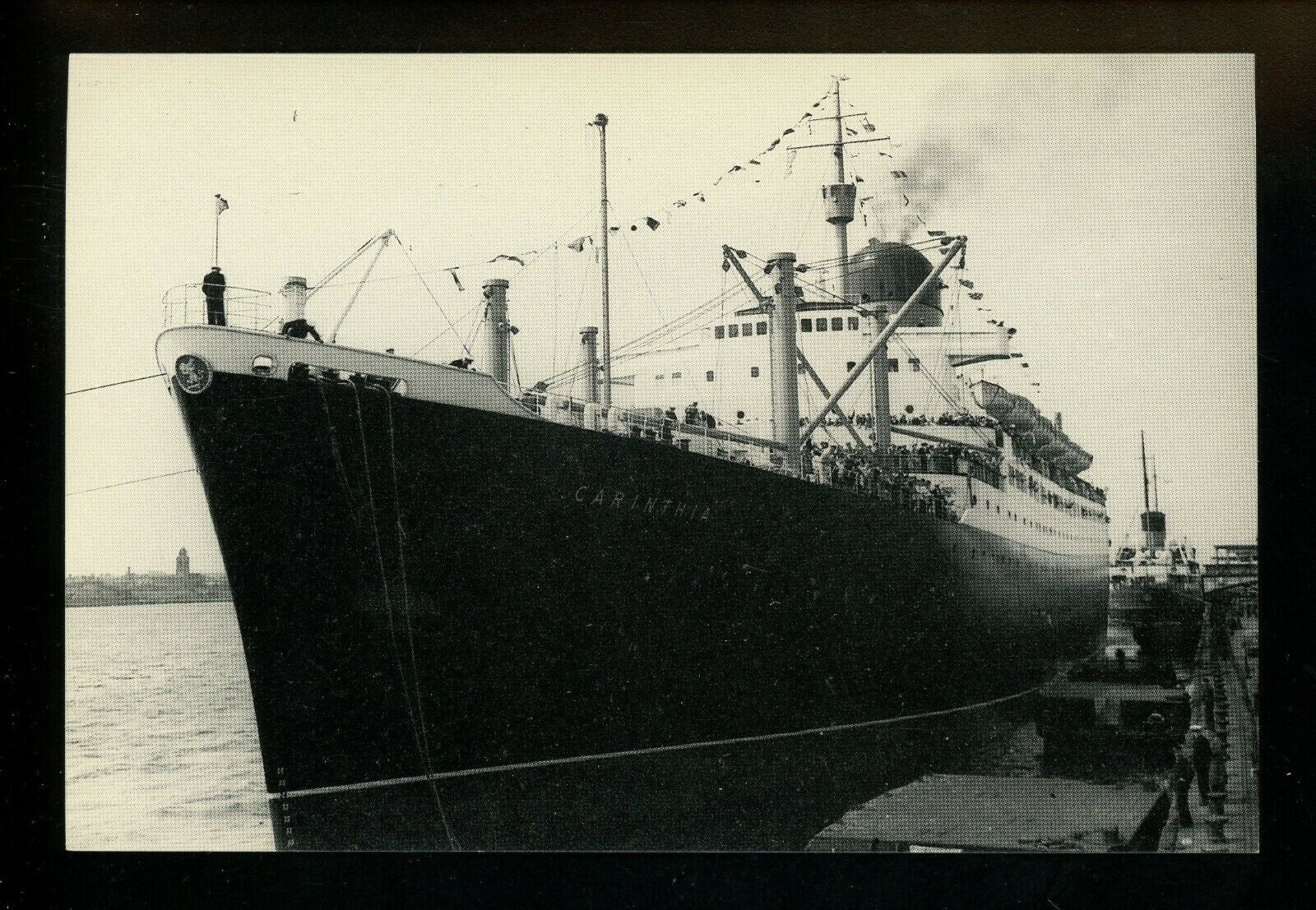 Ship postcard Chrome Harold Jordan L6 RMS Carinthia Cunard Steamship ...