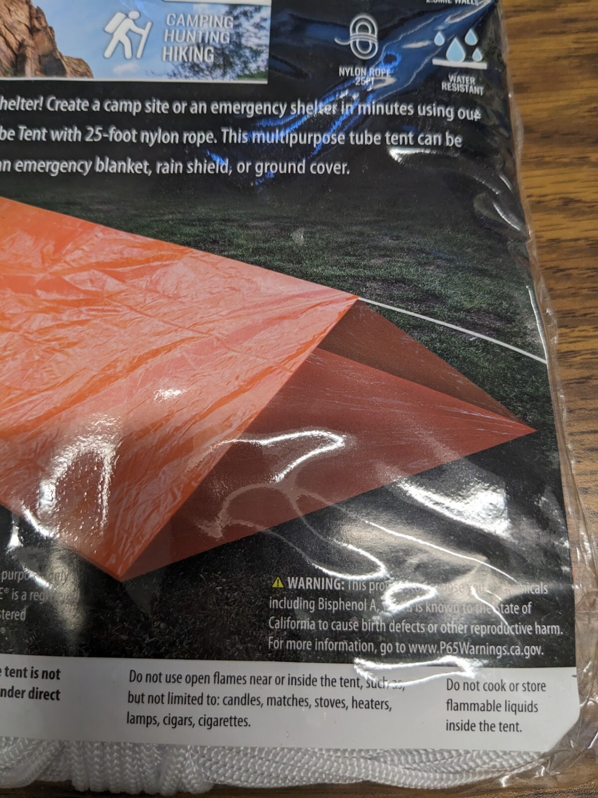 SE Camping Tube Tent # ET8256 For Camping, Emergencies, Sporting Events ...