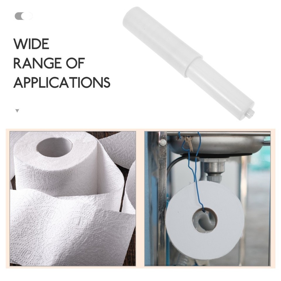 Toilet Tissue Holder for Bathroom Roll Paper Spring Plastic Towel | eBay UK