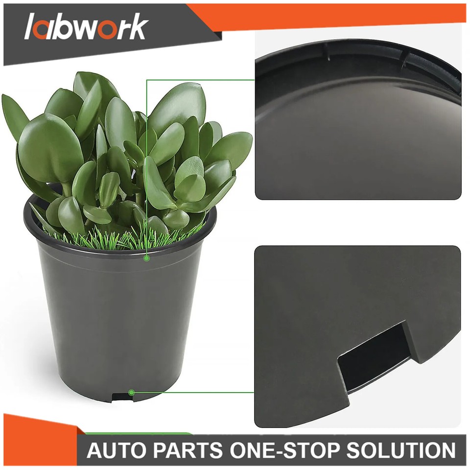 Labwork 1/2/3/5/7/10/15/20/25Gallon Plastic Plant Flower Pot Nursery ...