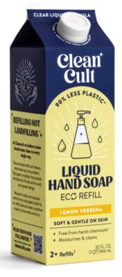 Clean Cult Liquid Dish Soap Refill, Lemon Verbena, 32 Fl. Oz. | eBay