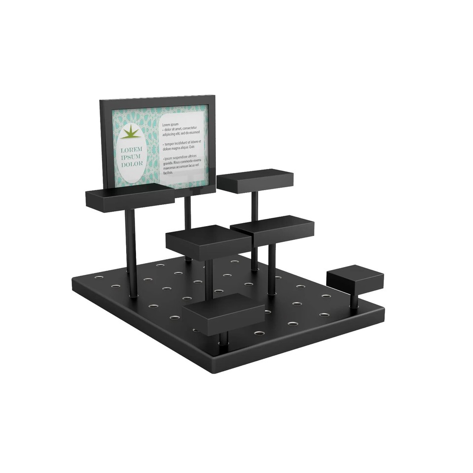 Modular Multi-Level Display Riser Kits - Small Unit High Gloss Black ...