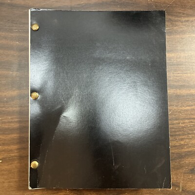 The Big Chill Movie Script 1st Draft 1982 Film Lawrence Kasdan ...