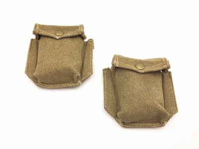 UK ARMY P37 PISTOL AMMO POUCH Compass BAG Khaki-a pair | eBay