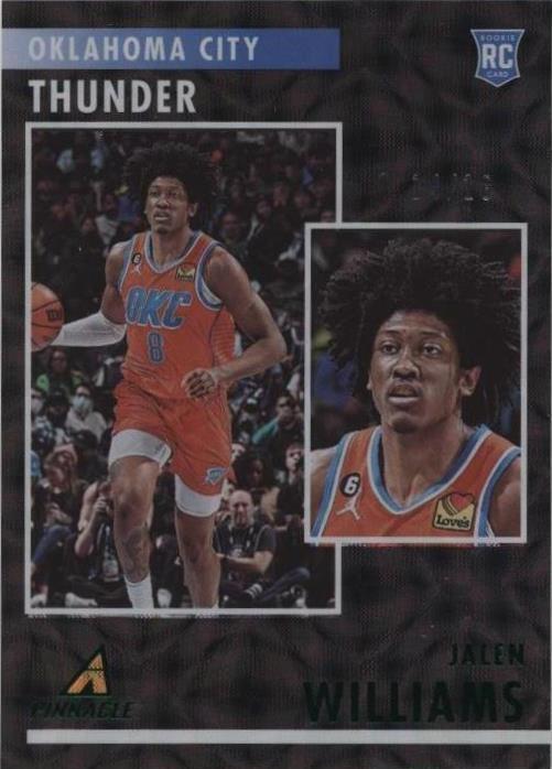2022-23 Panini Chronicles - Pinnacle Jalen Williams #89 Asia Jade /18 ...