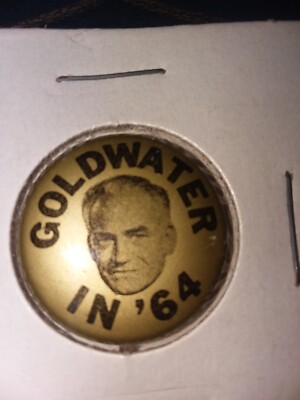 Vintage Goldwater in '64 Pin-Back | eBay