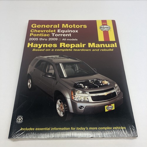 Chevrolet Equinox Pontiac Torrent 2005 - 2009 All Haynes Repair Man ...