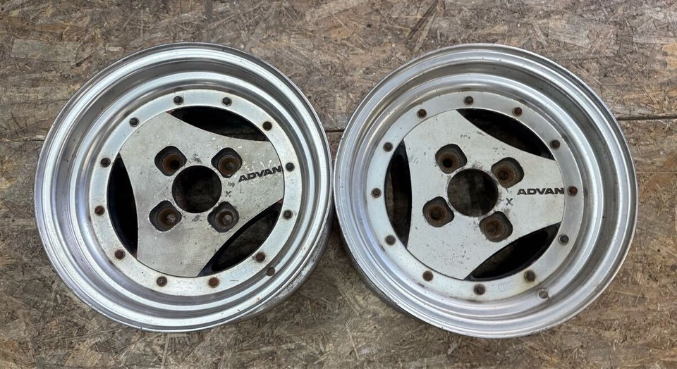 ADVAN Racing A3A Wheels 14 inch 6J +6 PCD114.3 4H set of 2 Used | eBay