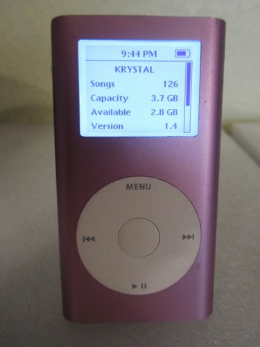 Vintage Apple iPod Mini 1st Generation A1051 4GB MP3 Media Player Pink ...