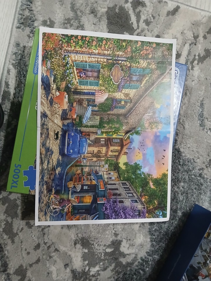 Morning in the Med 500 XL Jigsaw Puzzle Gibsons | eBay UK
