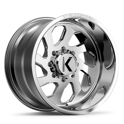 22x12 KG1 Forged KT004 Dropkick Polish DIRECTIONAL Wheels 8x6.5 (-44mm ...