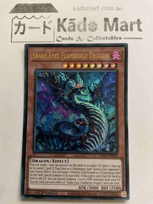 Snake-Eyes Flamberge Dragon RA03-EN033 Ultra Rare 1st Edition YuGiOh ...