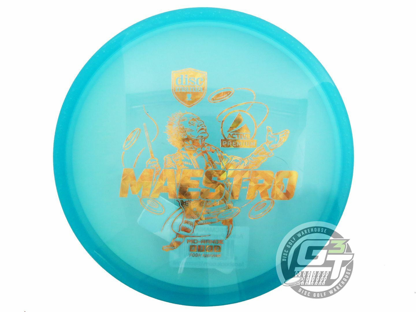 NEW Discmania Active Premium Maestro 165-170g Blue Shatter A Midrange ...