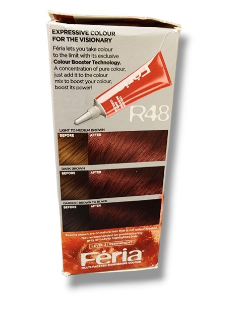 Loreal Paris Feria R48 Red Velvet Power Reds Intense Deep Auburn Hair ...