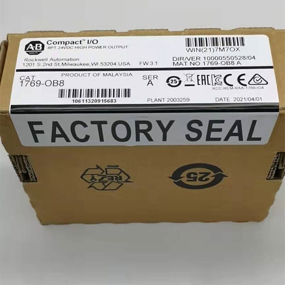 1769-OB8 Allen-Bradley 1769-OB8 CompactLogix 8 Pt 24VDC High Power ...
