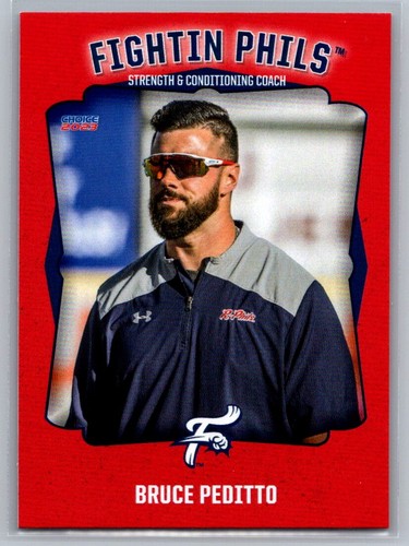 2023 Choice Reading Fightin Phils Update #36 Bruce Peditto | eBay