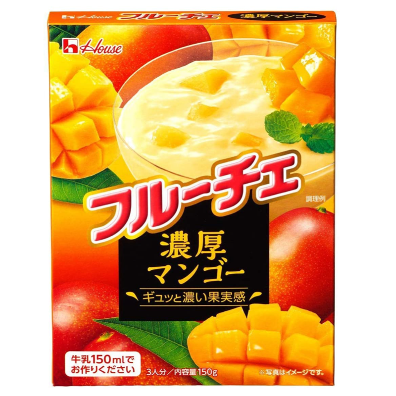 Fruiche Mango Japanese Dessert Mix add Milk 2Pack Set 150g House Made ...