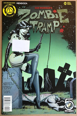 Zombie Tramp #20 By Dan Mendoza Janey Belle Risque Variant Action Lab ...