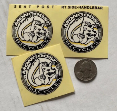 Decals, Stickers - Mongoose Decals - Nelo's Cycles