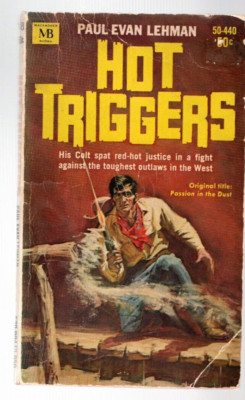 Hot Triggers Paul Evan Lehman 1968 Paperback Western Cowboy W1 | eBay