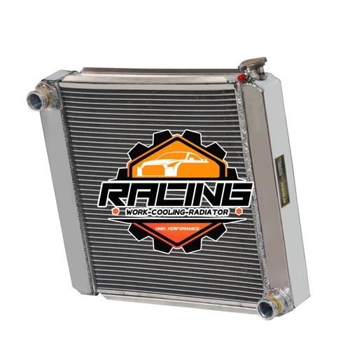 Aluminum Performanc e Racing Radiator Fits 19" x 20" GM Chevy Crossflow ...