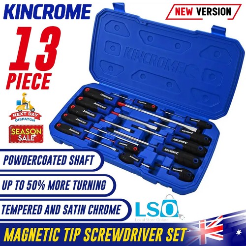Kincrome 13 Piece Screwdriver Tool Set Magnetic Tip Torquemaster Precision K5526 | eBay