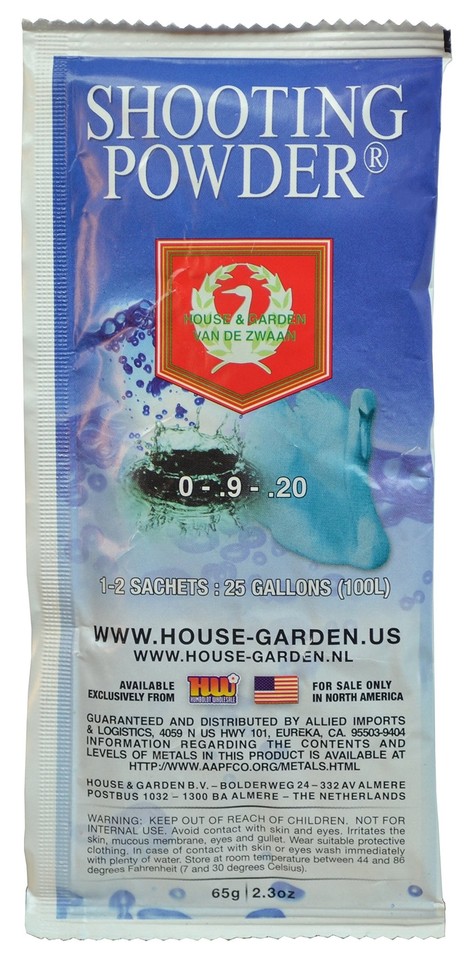 House and Garden Shooting Powder 20 Satchets | eBay