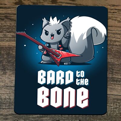 Mouse Pad Bard to the Bone Squirrel | eBay