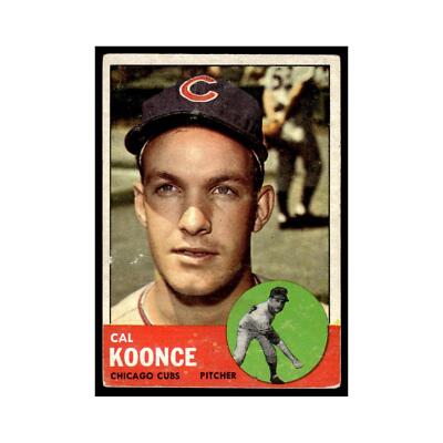 1963 Topps Cal Koonce Cubs #31 | eBay