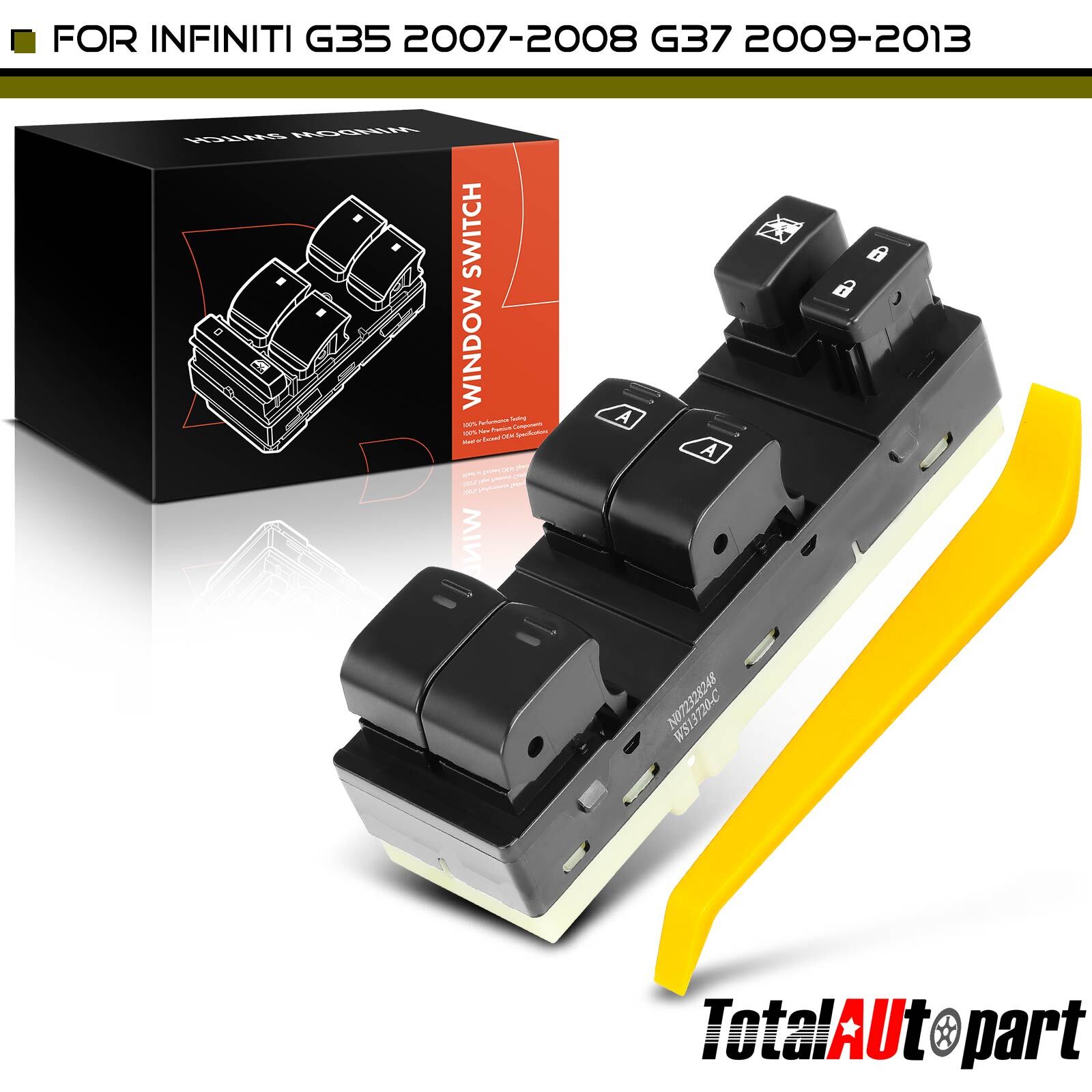 Power Window Switch for INFINITI G35 2007-2008 G37 2009-2013 Front ...