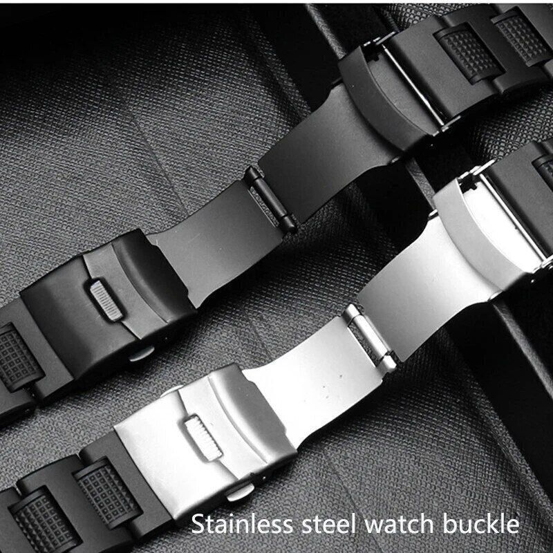 16mm Watch Band For Casio GW-A1000 A1100 G-1400 Bracelet Strap Plastic ...